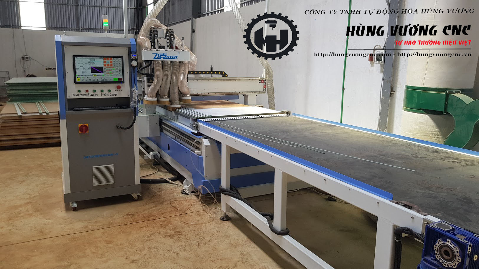 Máy CNC Gia Công Trung Tâm 4 Đầu - HÙNG VƯƠNG CNC